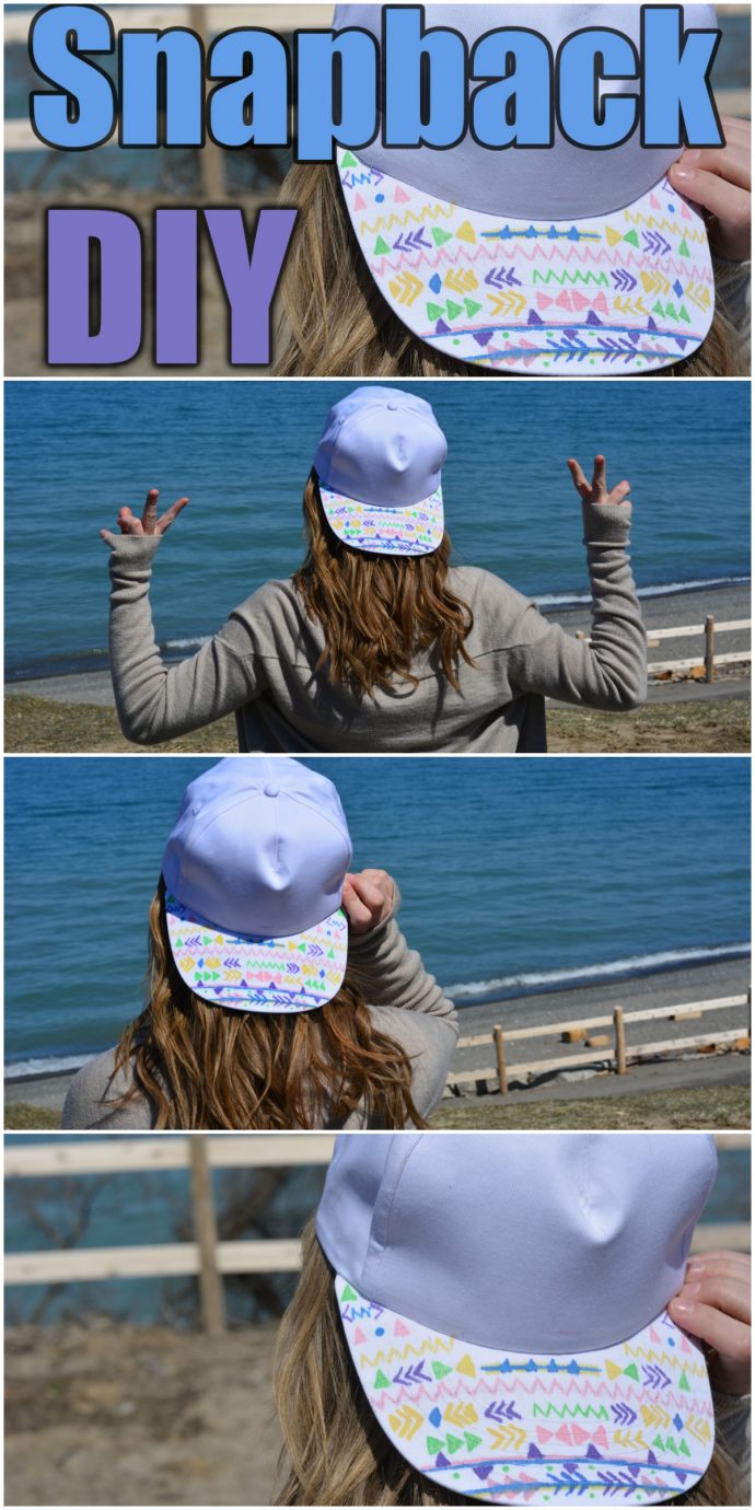 DIY Aztec Snapback Hat Tutorial - Toronto Hamilton Mom Lifestyle ...